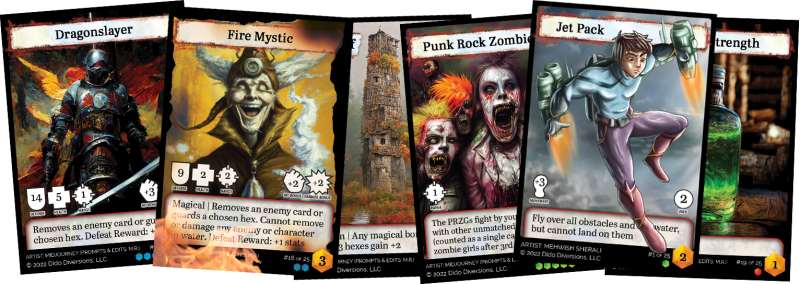 Trading Cards – Battle Rounds (TM) | A Tabletop Game Where The Miniatures Matter